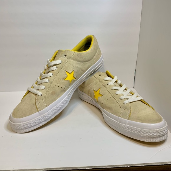 Converse | Shoes | New Converse One Star Suede Ox Vanilla Solar Power ...